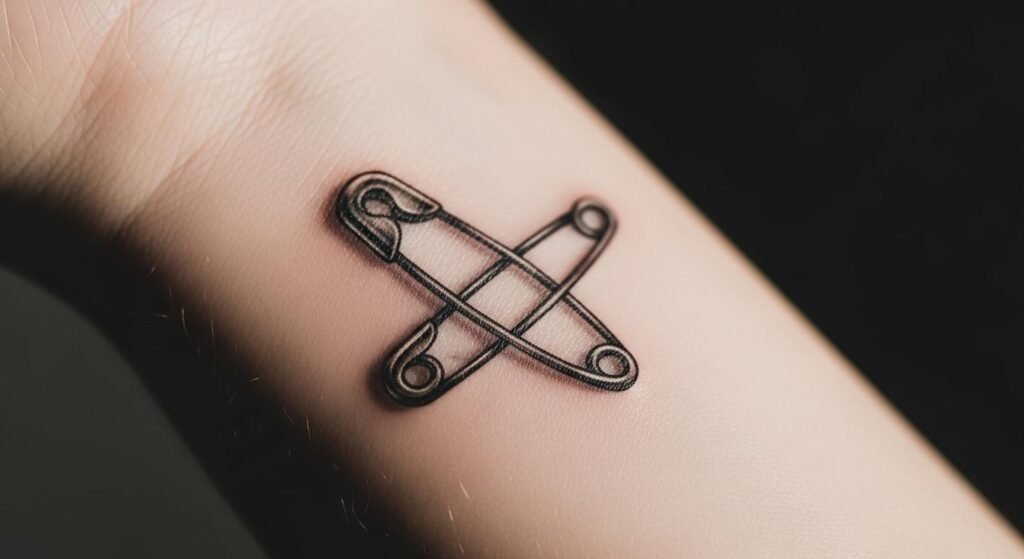 27 Bold Safety Pin Tattoo Ideas That Symbolize Strength – inkinminutes.com