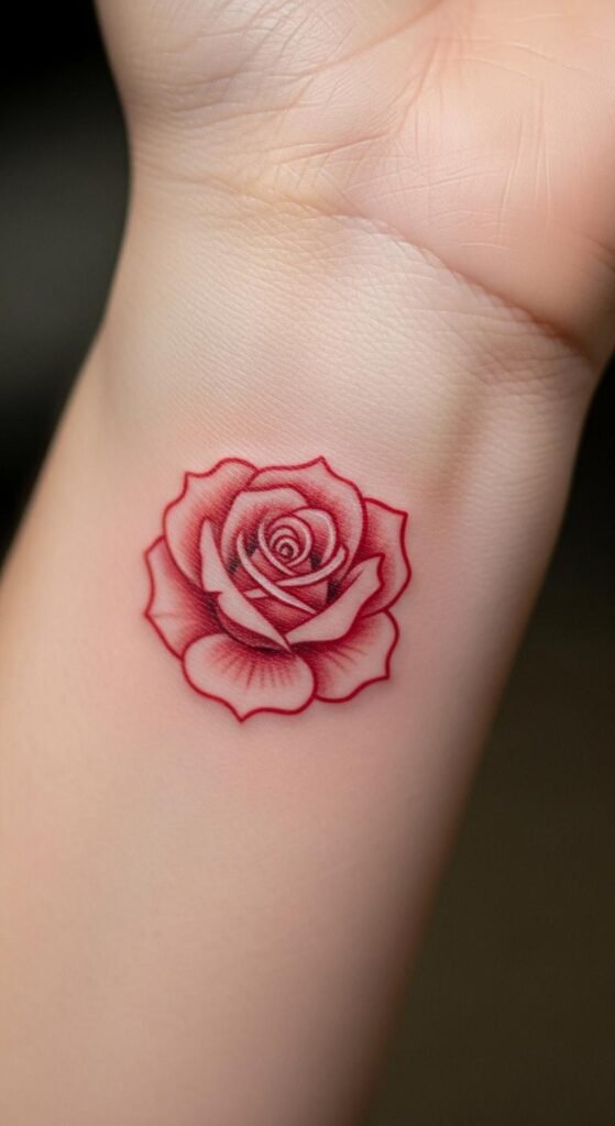 27 Stunning Red Rose Tattoo Ideas to Elevate Your Style – inkinminutes.com