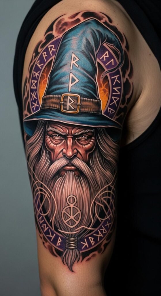 27 Enchanting Wizard Tattoo Ideas That Spark Magic – inkinminutes.com