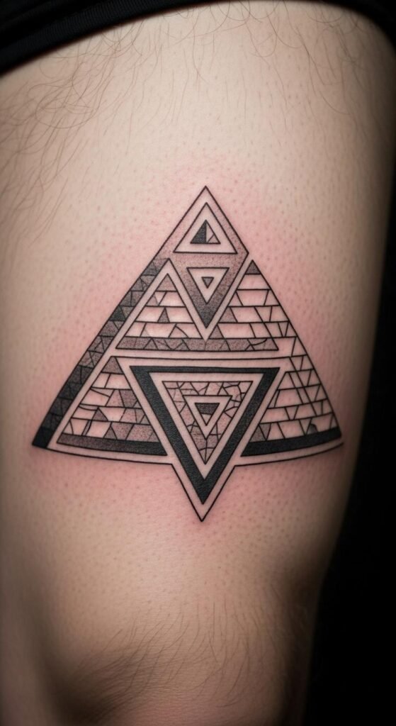 27 Powerful Triangle Tattoo Meanings That Spark Identity – inkinminutes.com