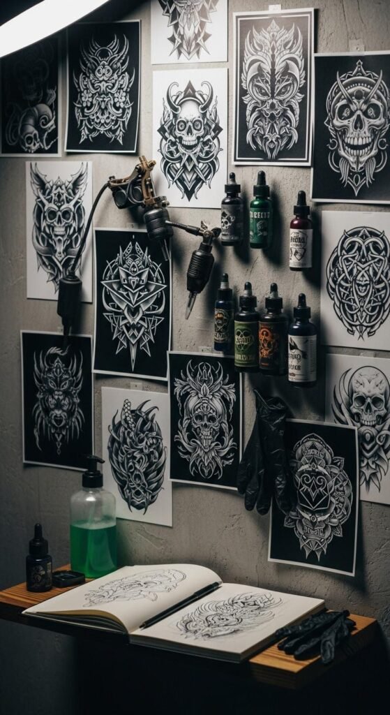 27 Haunting Dark Tattoo Ideas to Transform Your Look – inkinminutes.com