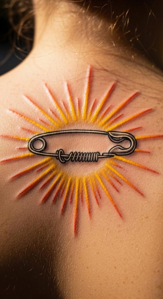 27 Bold Safety Pin Tattoo Ideas That Symbolize Strength – inkinminutes.com