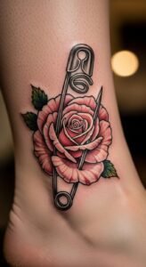 27 Bold Safety Pin Tattoo Ideas That Symbolize Strength – inkinminutes.com