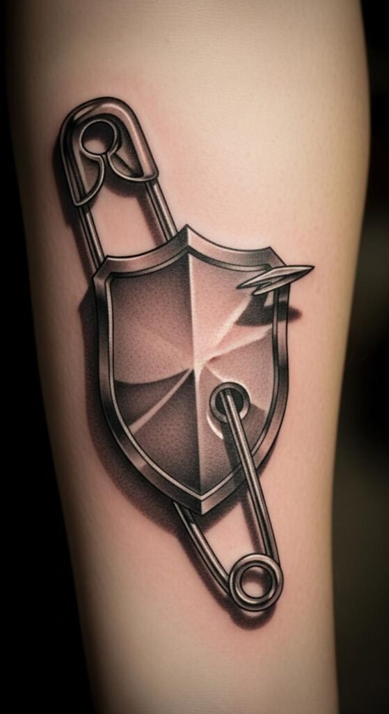 27 Bold Safety Pin Tattoo Ideas That Symbolize Strength – inkinminutes.com