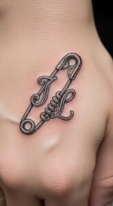 27 Bold Safety Pin Tattoo Ideas That Symbolize Strength – inkinminutes.com