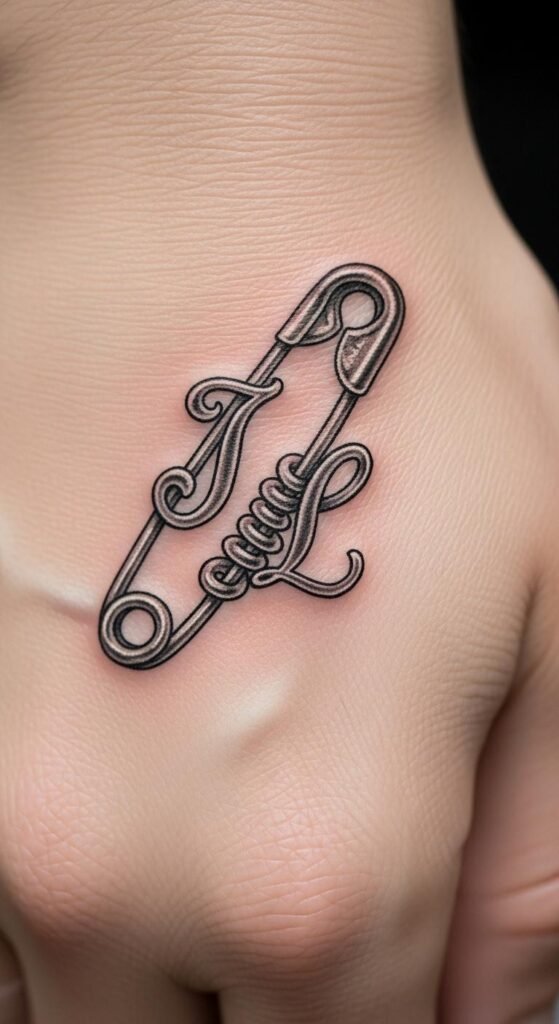 27 Bold Safety Pin Tattoo Ideas That Symbolize Strength – inkinminutes.com