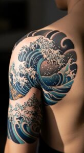 27 Stunning Wave Tattoo Ideas That Boost Bold Self-Expression ...