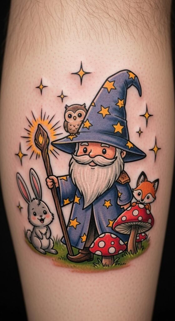 27 Enchanting Wizard Tattoo Ideas That Spark Magic – inkinminutes.com